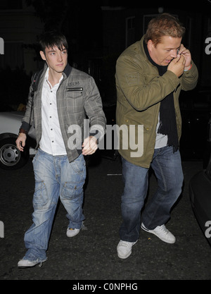 Austin Drage and Daniel Evans The X Factor finalists arrives at the X ...