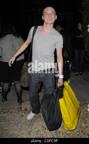 Scott Bruton returns to The X Factor secret hideaway, having performed ...