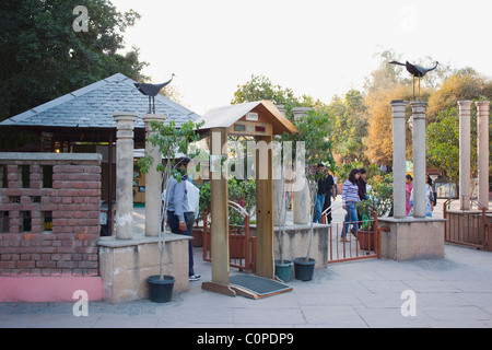 Entrance of a market, Dilli Haat, New Delhi, India Stock Photo - Alamy