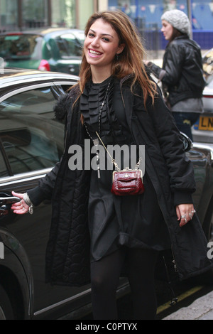 Gabrielle Cilmi leaving Radio 1 London, England - 02.11.08 Stock Photo ...