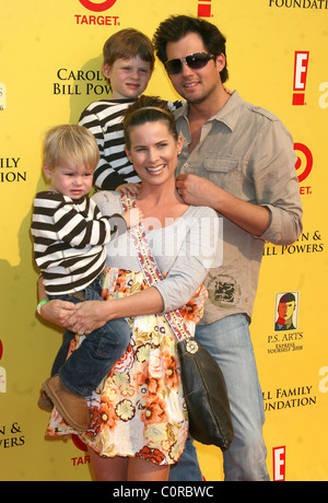 Julianne Morris Polaha and Kristoffer Polaha with their sons Kristoffer ...