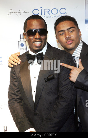 Sean Combs aka P Diddy, Quincy Jones Brown JR, Christian Combs, Kim Porter,D'Lila Star Combs ...