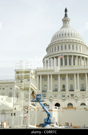 The inaugural stand is under construction on the west side of the U.S ...