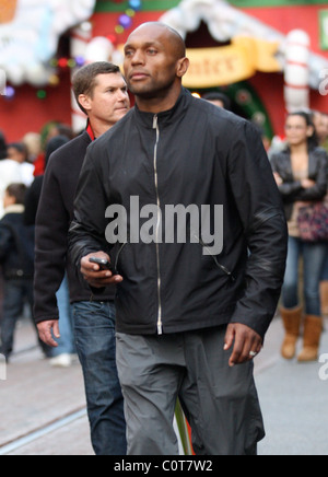 Mark Smith "Rhino" from Gladiators leaving Santas Groto in the Grove ...