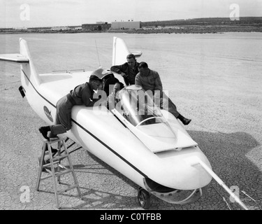 The M2-F1, a prototype lifting body aircraft developed by NASA, is ...