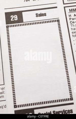 Must See, newspaper Sales ad, Business concept Stock Photo - Alamy