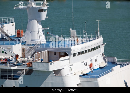 Bridge wing of navigation /bridge deck on cruise ship Stock Photo - Alamy