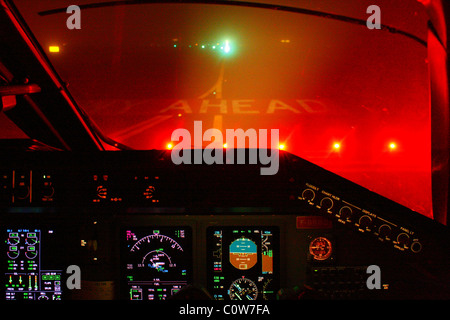 cockpit on holding point Stock Photo - Alamy