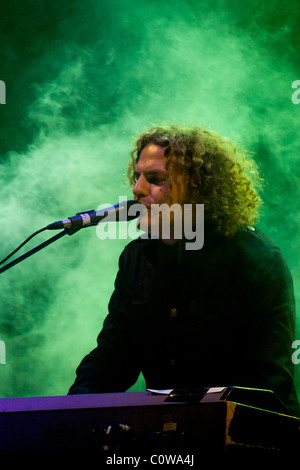 Joseph Washbourn from Toploader performs during Chris Tarrant's Capital ...
