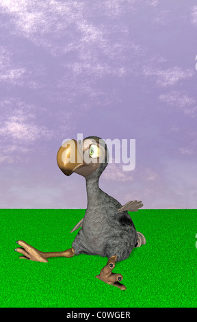 dodo comic style animal illustration Stock Photo - Alamy