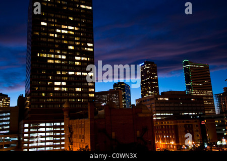 Denver Skyline, Mosque,Denver Hotels,Offices,Old Architectural ...