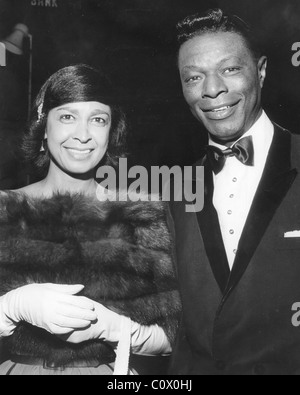 Nat King Cole with his wife Maria and four-year old son Nat Kelly Cole ...