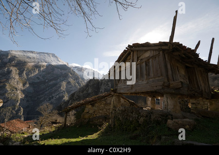 View from the Town of Viamon in Ponga, Asturias, Spain Stock Photo - Alamy