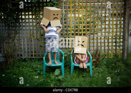 Angry child with bad temper Stock Photo - Alamy