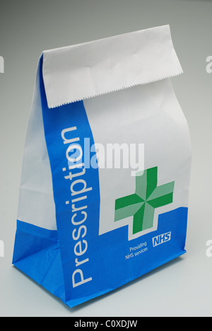 NHS prescription dispensing bag Stock Photo - Alamy