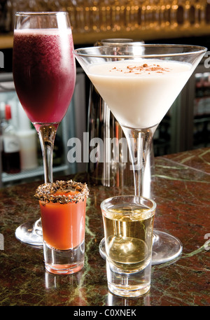 A selection of cocktail drinks Stock Photo - Alamy
