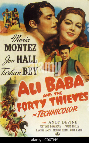 ALI BABA AND THE FORTY THIEVES, Turhan Bey taking photos between scenes ...