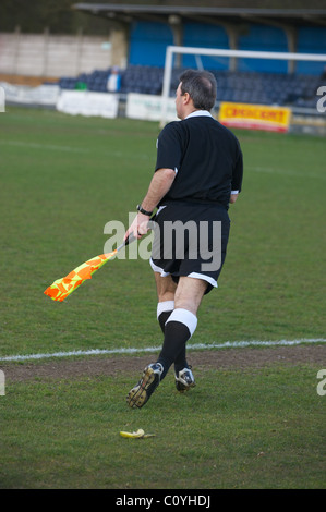 Soccer line referee (Linesman Stock Photo - Alamy