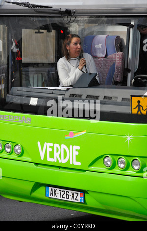 English speaking tour guide Stock Photo - Alamy