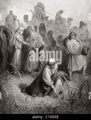Illustration of Ruth Meeting Boaz in Corn Field Book of Ruth (Ruth II ...