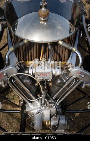 Morgan 3 wheeler with 4 cylinder water cooled engine late 1940s and ...