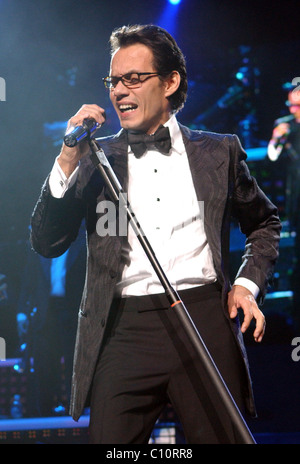 Marc Anthony performing in concert at Madison Square Garden New York ...