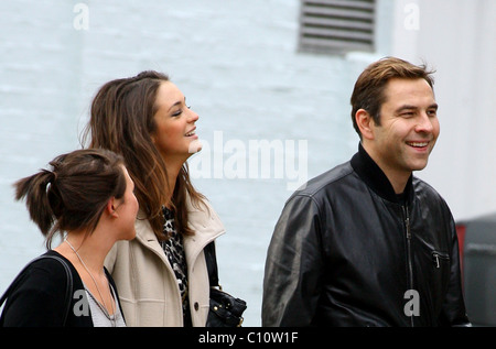 David Walliams and his new girlfriend Lauren Budd take a Sunday stroll ...