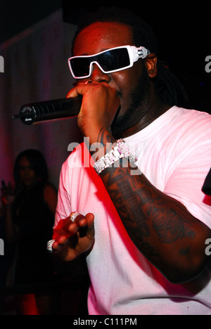 Rapper T-Pain Arrives and performs at JET Nightclub inside The Mirage ...