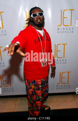 Rapper T-Pain Arrives and performs at JET Nightclub inside The Mirage ...