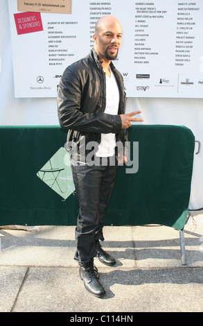 Actor and rapper Common walks through Bryant Park during New York ...