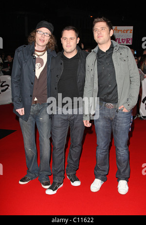 Scouting for Girls at the Brit Awards held at the O2 Arena. London, UK ...