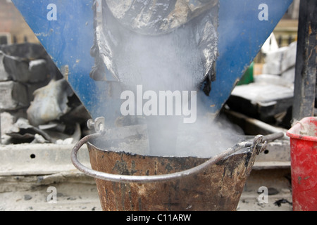 Hot Tar Boiler Stock Photo - Alamy