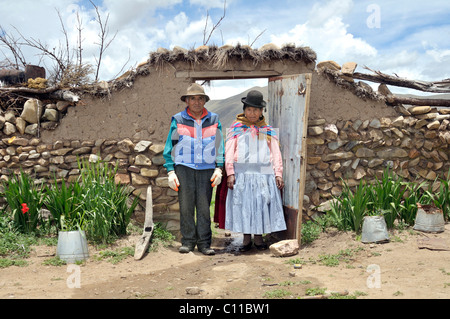 Bolivian men in traditional costumes celebrating the plurinational ...