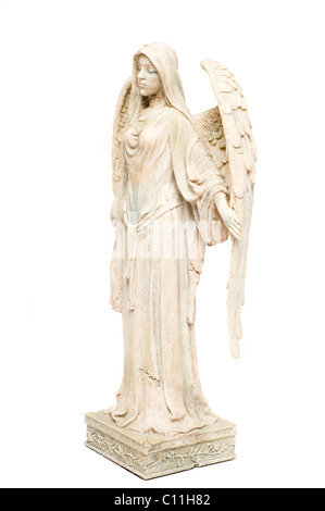 Angel statue isolated Stock Photo - Alamy