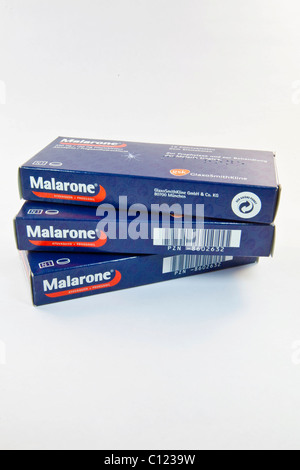 Anti-malarial drug Malarone Stock Photo - Alamy