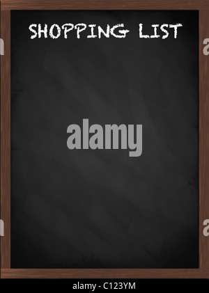 Background with space for shopping list Stock Photo - Alamy