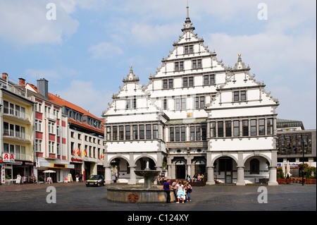 Town hall, Paderborn, North Rhine-Westphalia, Germany, Europe Stock ...