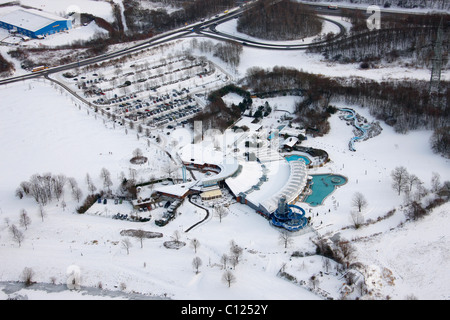 Aerial view of Freizeitbad Heveney pool, Kemnade Leisure Center with ...