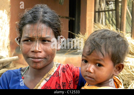 Malla khondh tribe, Orissa, India Stock Photo - Alamy