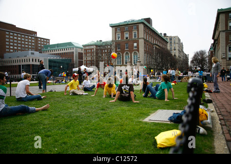 New York, USA. The Columbia University Percy Uris Natatorium. Indoor ...