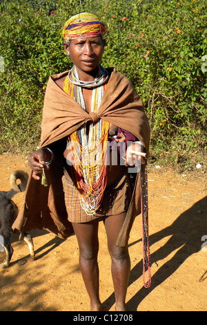Bonda tribe, Onkudelli, Orissa, India Stock Photo - Alamy