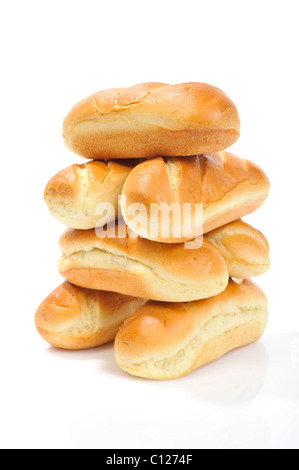 Closeup shot of stacked freshly cut wooden logs Stock Photo - Alamy