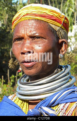 Bonda tribe, Onkudelli, Orissa, India Stock Photo - Alamy