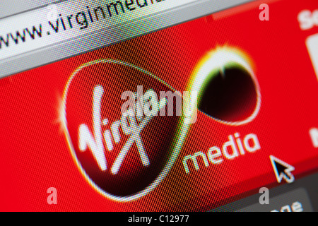 The Virgin Media website Stock Photo - Alamy