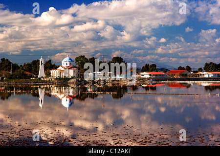 Traditional Settlement of Tourlida of stilt houses in Messolonghi ...