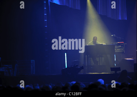 Eric Clapton performs in concert at Madison Square Garden in New York ...