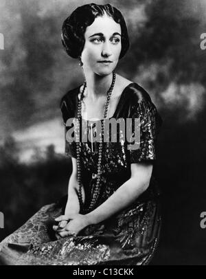 Future Duchess of Windsor Wallis Spencer, 1927 Stock Photo - Alamy