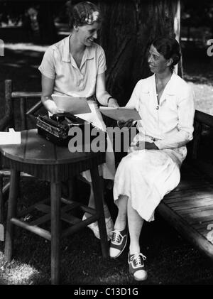 FDR Presidency. First Lady Eleanor Roosevelt watching US President Franklin Delano Roosevelt ...