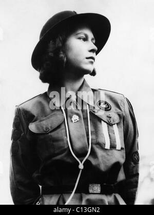 World War II - Princess Elizabeth, later Queen Elizabeth 2nd, training ...