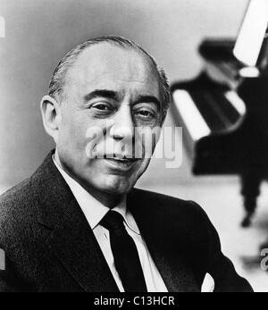 Richard Rodgers (1902-1979), American composer, at New York's Hallmark ...